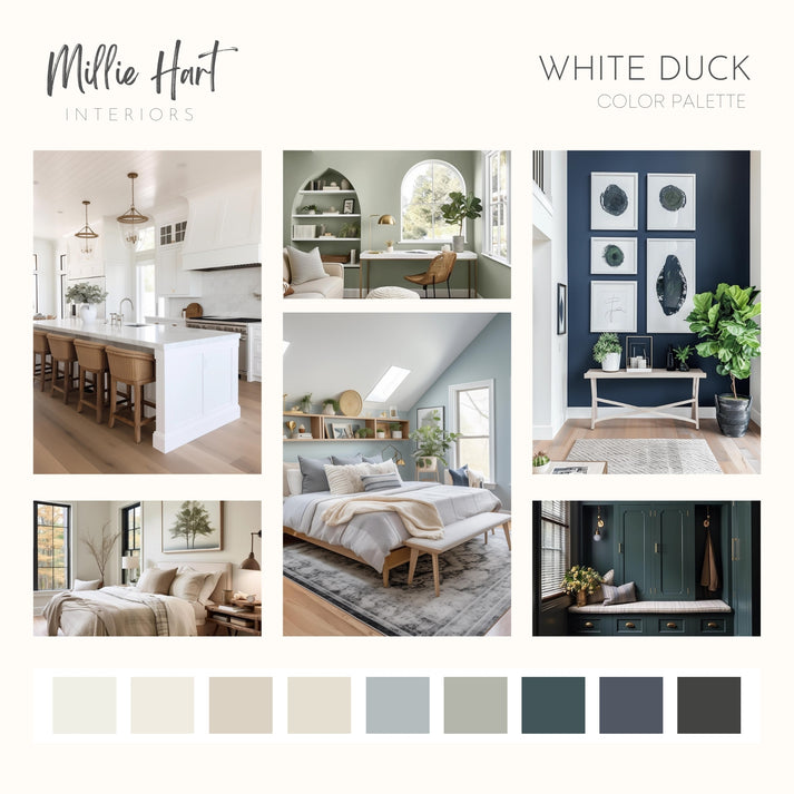 White Duck Sherwin Williams Paint Palette, Neutral Interior Paint Colo ...