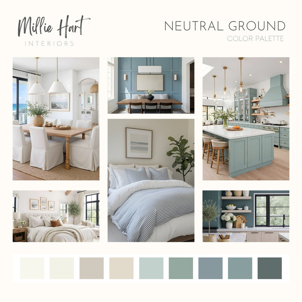 Neutral Ground | Sherwin Williams Paint Palette | Neutral Interior Pai ...