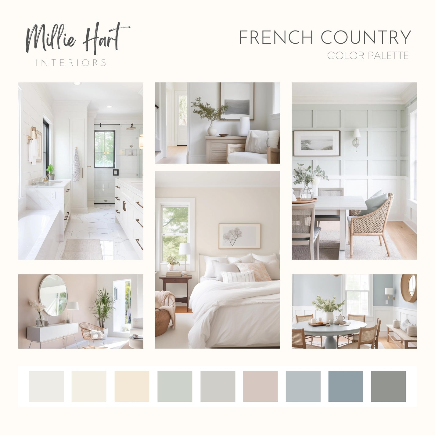 French Country Sherwin Williams Paint Palette, Interior Paint Colors f ...