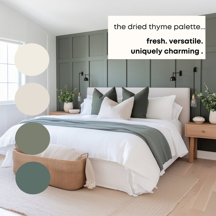 Dried Thyme Sherwin Williams Paint Palette, Timeless Neutral Interior ...