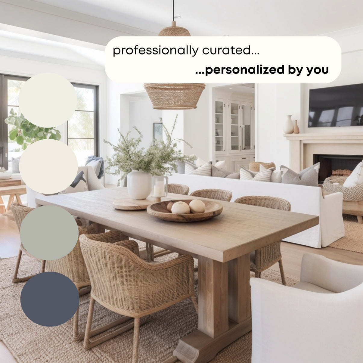 Fog Mist Benjamin Moore Paint Palette, Neutral Interior Paint Colors ...