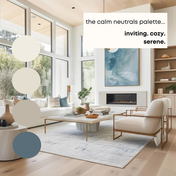 Calm Neutrals Sherwin Williams Paint Palette, Calm Neutral Interior Pa ...