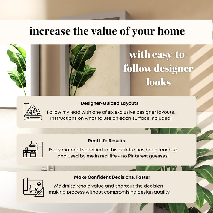 Elegant Coastal Bathroom Materials Palette, Materials and Paint Colors ...