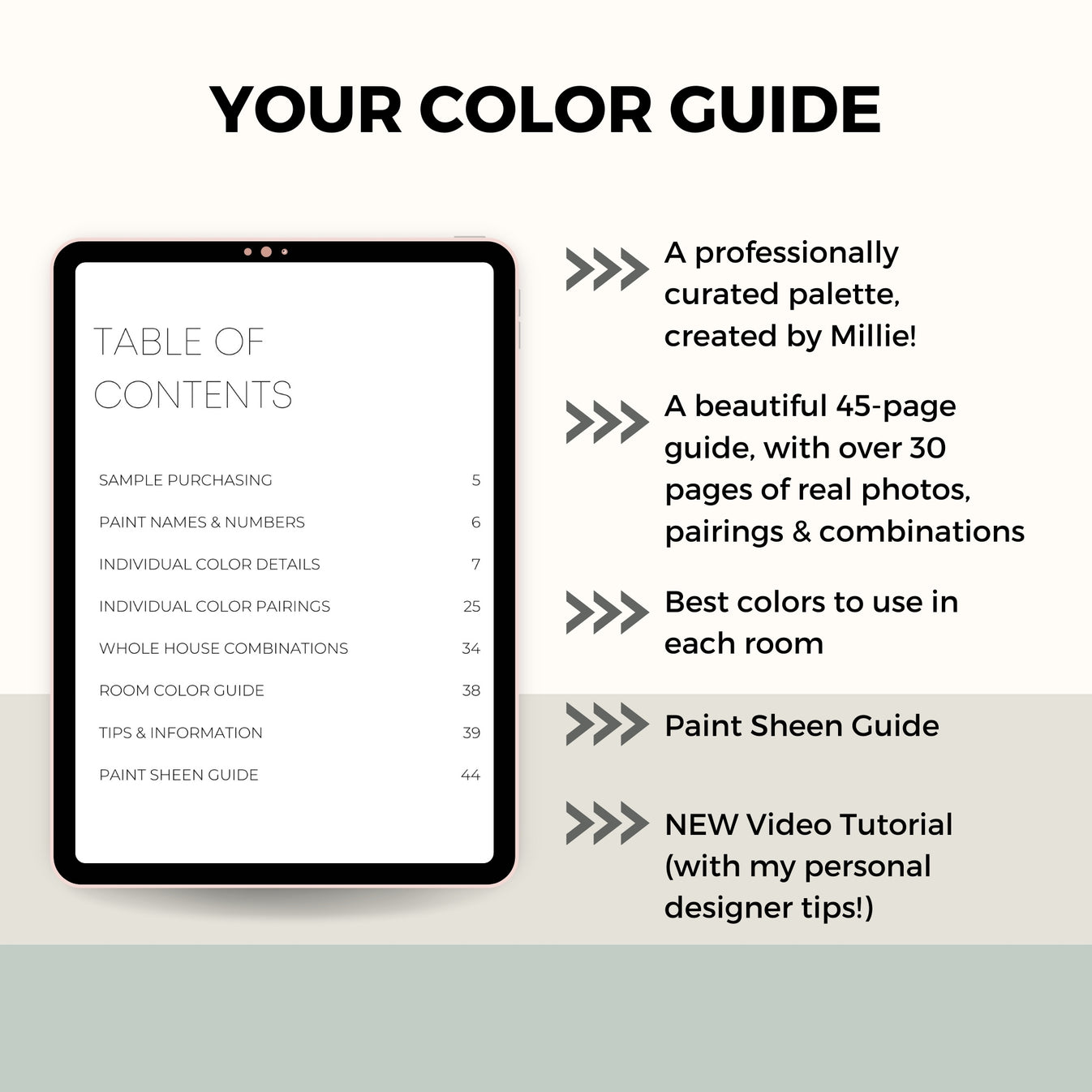 Calm and Peaceful Sherwin Williams Paint Palette, Neutral Interior Pai ...