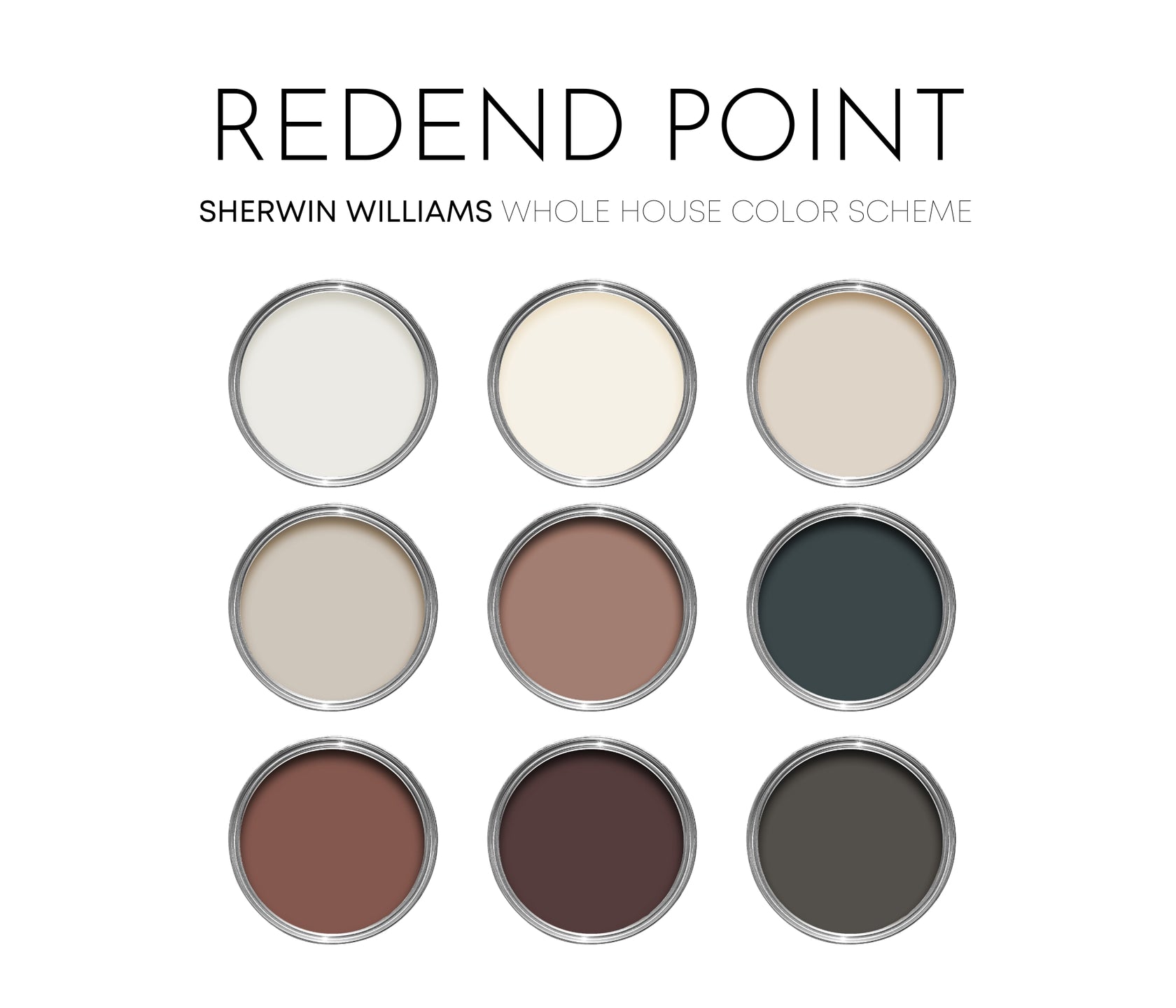 Redend Point Sherwin Williams Paint Palette, Neutral Interior Paint Co ...
